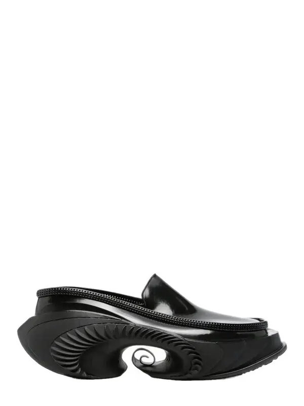 ALIVEFORM Spiralis Platform Loafers - Black