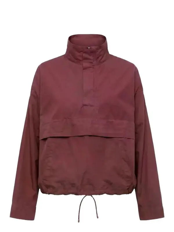 LESET Kyoto High-neck Drawstring Jacket - Red