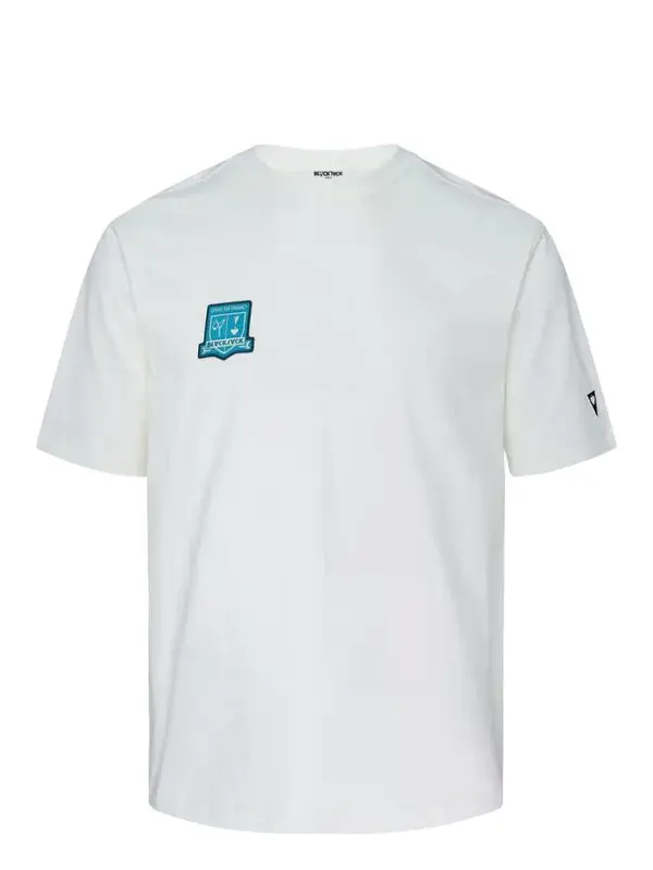 BLACKJACK Logo-patch T-shirt - White