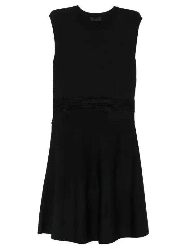 Liu Jo Lace-insert Sleeveless Mini Dress - Black