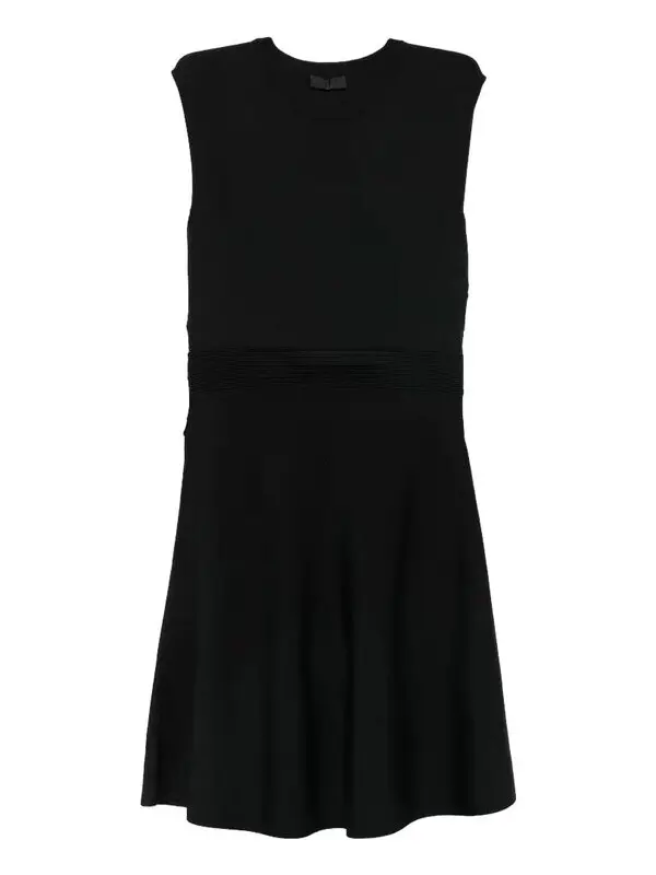 Liu Jo Lace-insert Sleeveless Mini Dress - Black