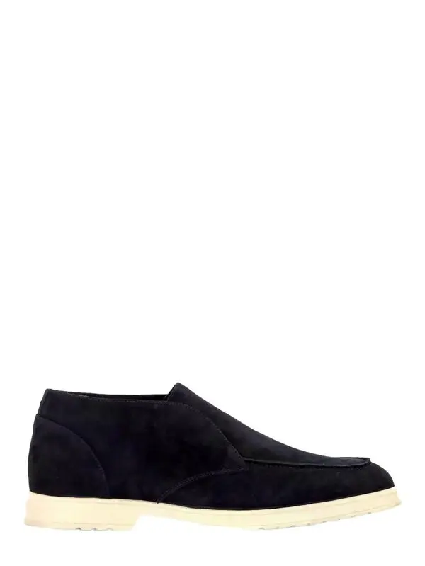 DOUCAL'S Suede Slip-on Desert Boots - Blue