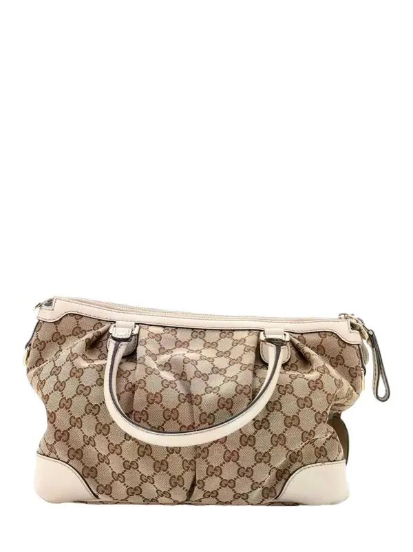 Gucci Sukey Top Handle Satchel - Brown