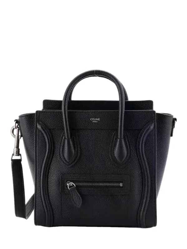 Celine Luggage Nano Crossbody Bag - Black