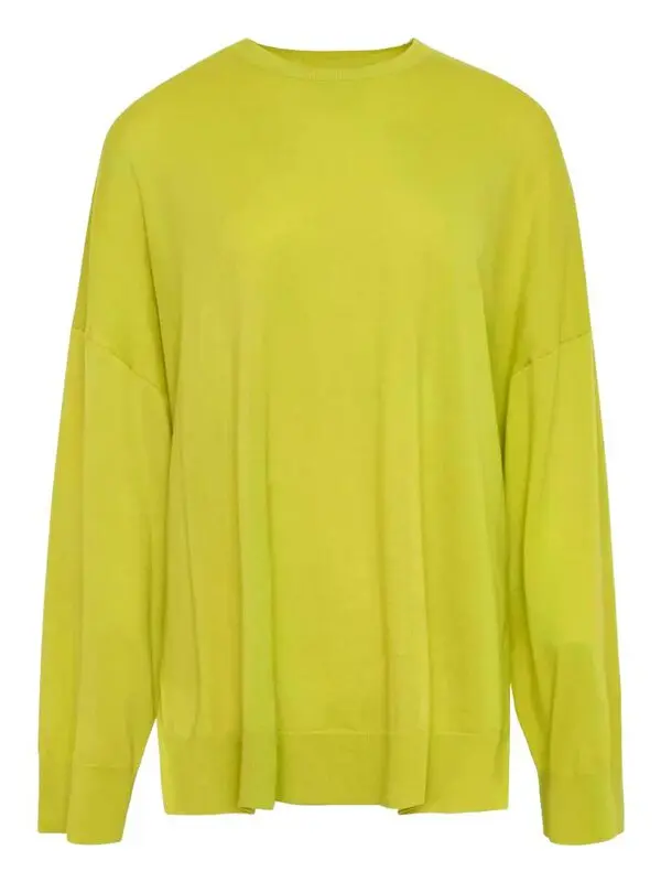 ENFOLD Box Wide Pullover - Green