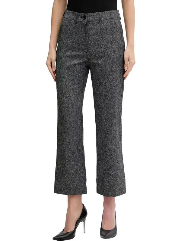 Sisley Textured Trousers - Grey