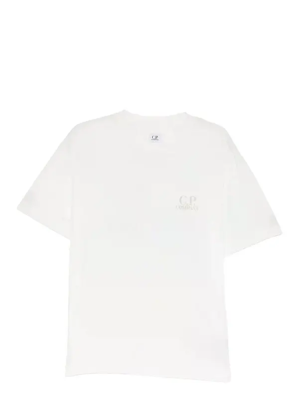 C.P. COMPANY Logo-print T-shirt - White