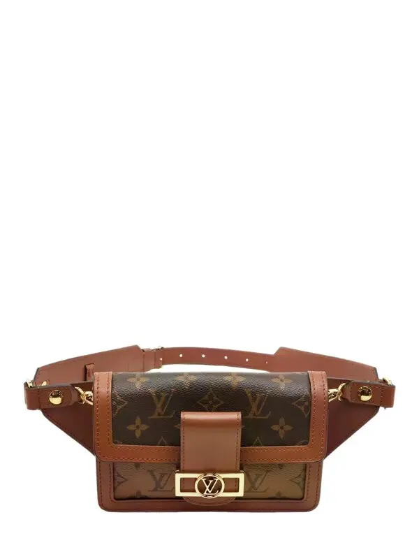 LOUIS VUITTON Dauphine Reverse Monogram Mini Bag - Brown