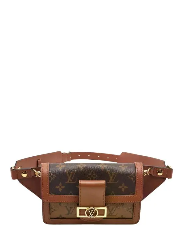 LOUIS VUITTON Dauphine Reverse Monogram Mini Bag - Brown