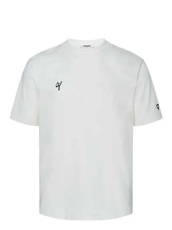 BLACKJACK Logo-embroidered T-shirt - White