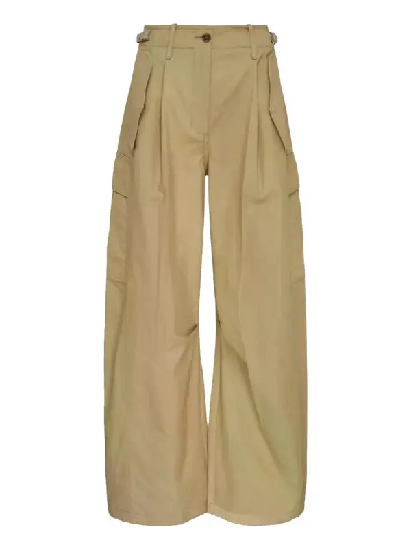 3.1 Phillip Lim Pleated Wide-leg Cargo Pants - Neutrals
