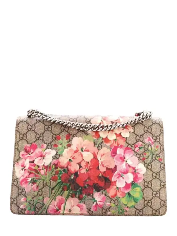 Gucci Dionysus Blooms Print Gg Coated Canvas Shoulder Bag - Multicolour