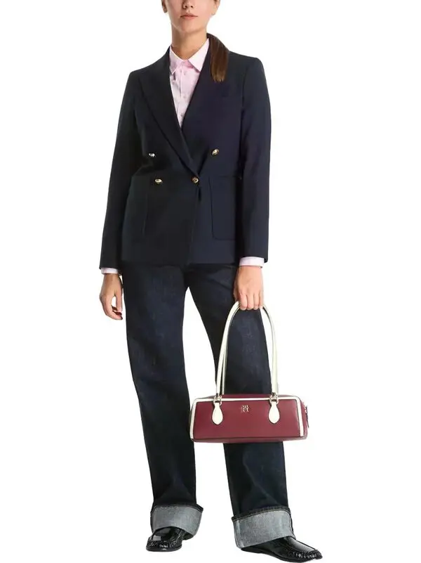 Gant Double-breasted Peak-lapel Blazer - Blue