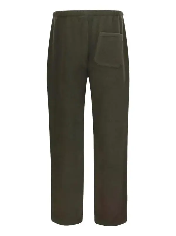 RIER Fleece-texture Patch-pocket Trousers - Green