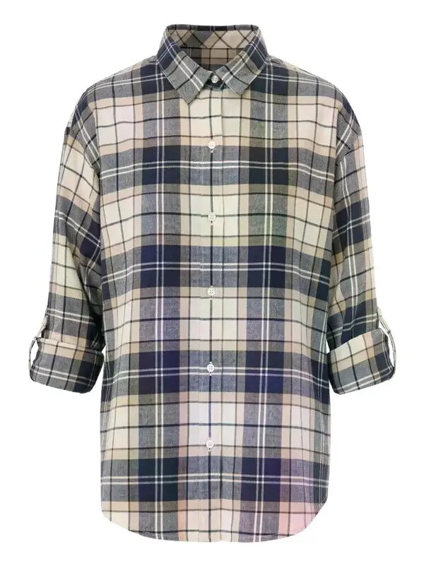 Barbour Elishaw Relaxed Long-sleeved Shirt - Neutrals