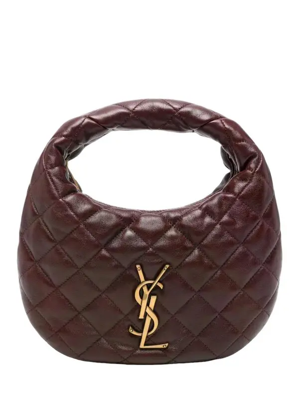 Saint Laurent Quilted Shoulder Bag - Red