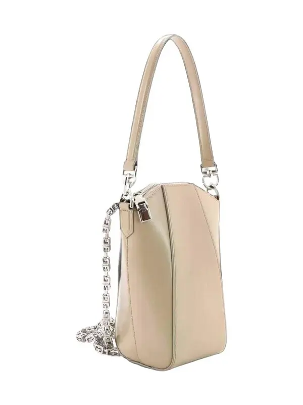 Givenchy Vertical Antigona Leather Mini Crossbody Bag - Neutrals