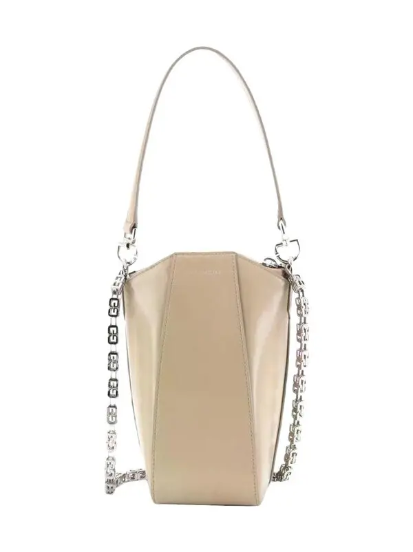Givenchy Vertical Antigona Leather Mini Crossbody Bag - Neutrals