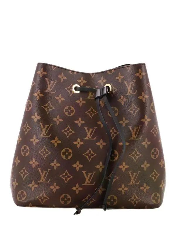 LOUIS VUITTON Monogram Canvas Neonoe Mm Bucket Bag - Brown