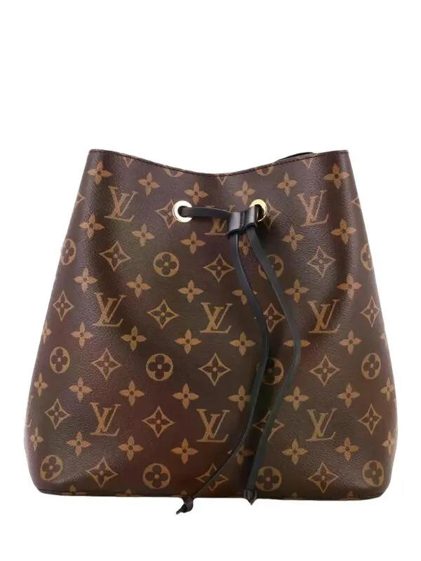 LOUIS VUITTON Monogram Canvas Neonoe Mm Bucket Bag - Brown