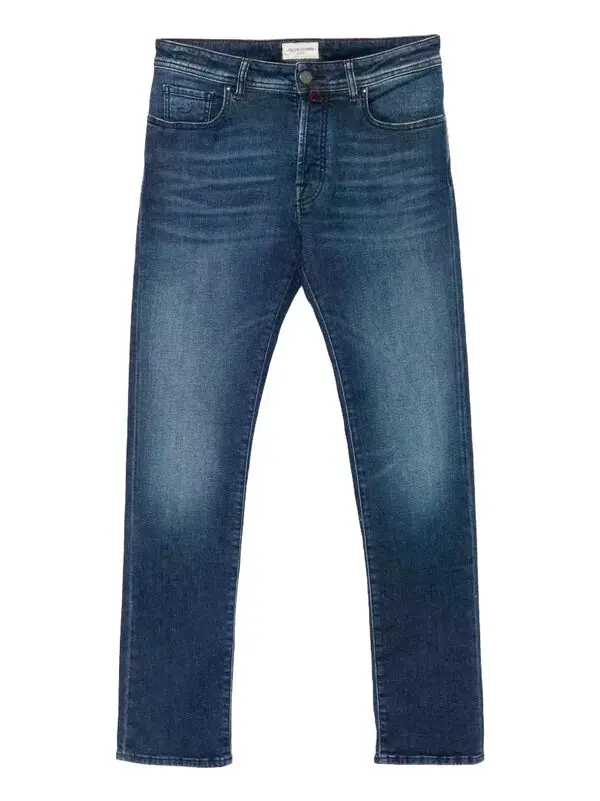 Jacob Cohen Logo-patch Pocket Jeans - Blue