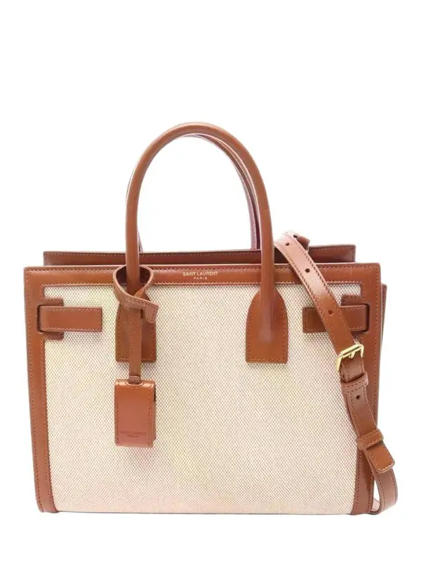 Saint Laurent 2010s Baby Sac De Jour Handbag - Neutrals