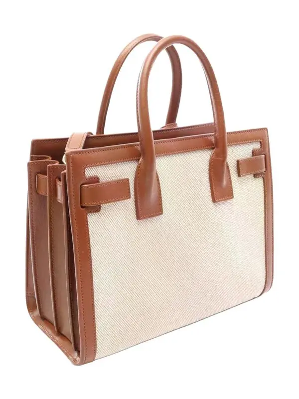 Saint Laurent Baby Sac De Jour Handbag - Neutrals