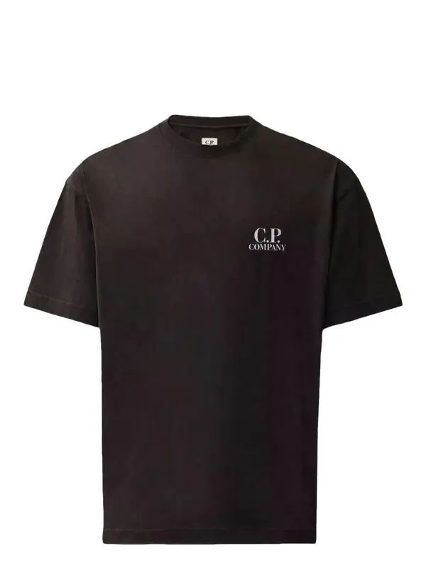 C.P. COMPANY 30/1 Jersey Short Sleeve Comfort T-shirt - Black