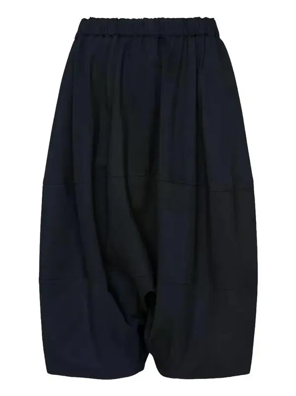 Comme Des Garçons Panelled Wide-leg Trousers - Black