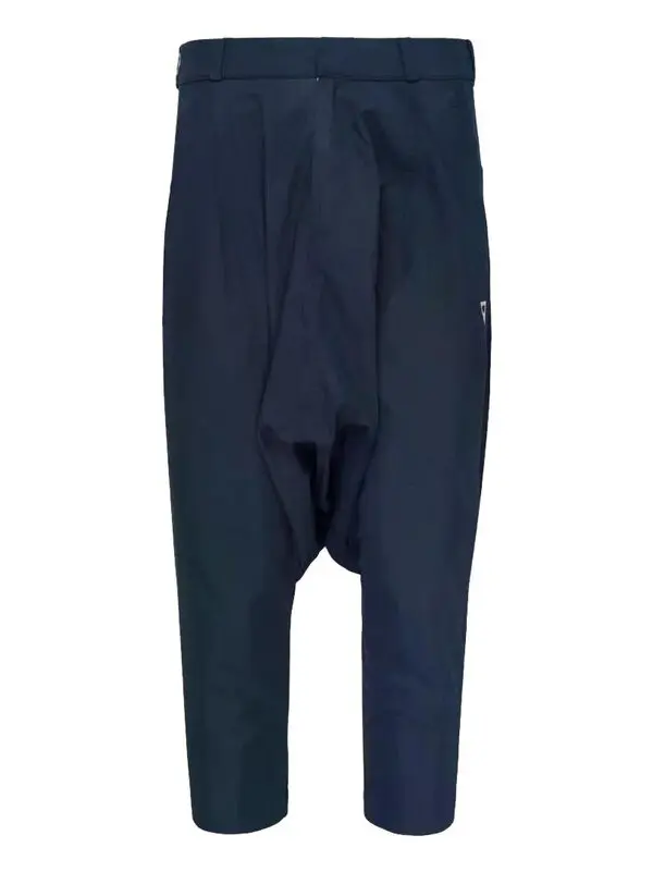 BLACKJACK Slacker Drop-crotch Trousers - Blue