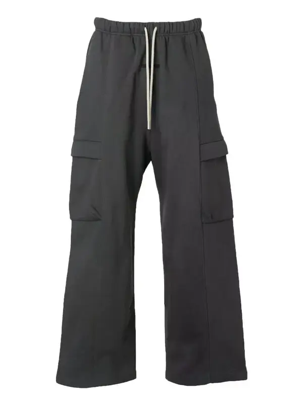 ESSENTIALS Wide Leg Track Pants - Grey