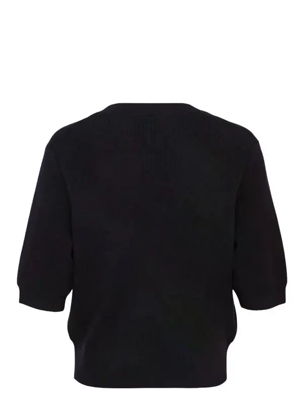 3.1 Phillip Lim Embellished-pocket Short-sleeve Sweater - Blue