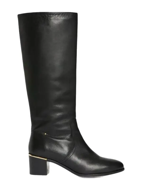 Vanessa Bruno Leather Knee-high Boots - Black