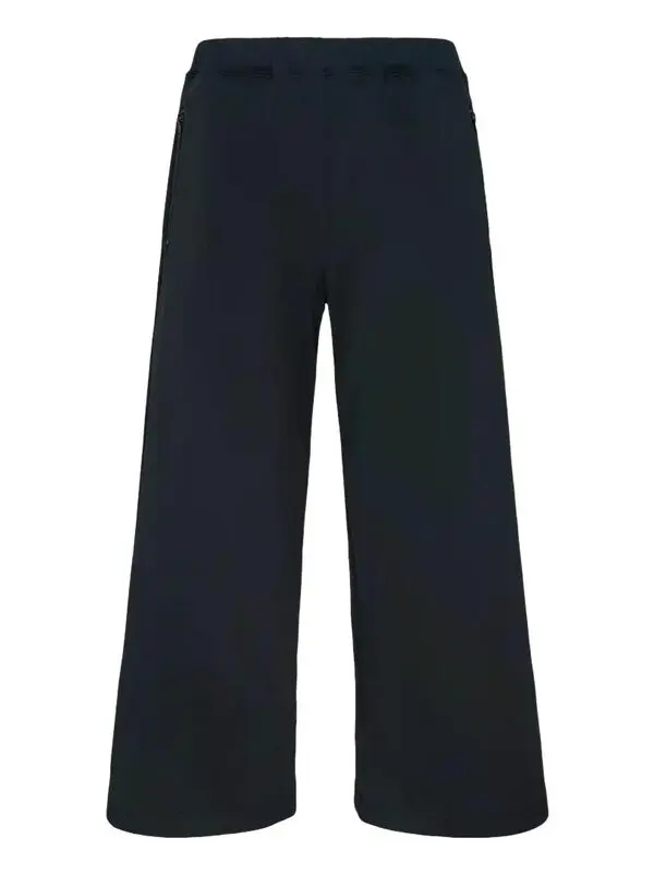 Comme Des Garçons Jersey Wide-leg Trousers - Black