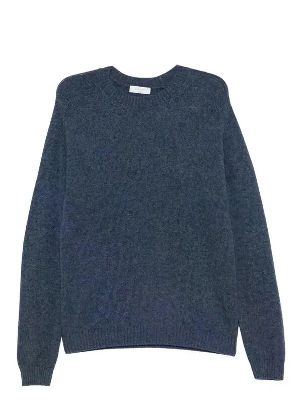 Boglioli Crew-neck Knitted Sweater - Blue