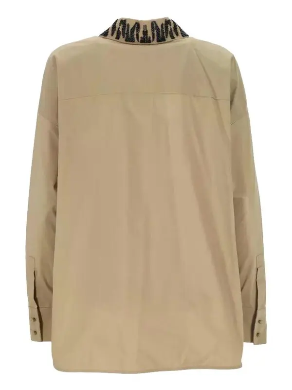 Max Mara Bead-embellished Shirt - Neutrals