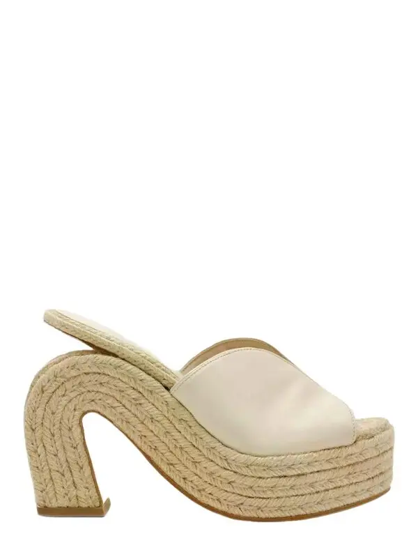 Cult Gaia Phoebe Platform Sandals - Neutrals