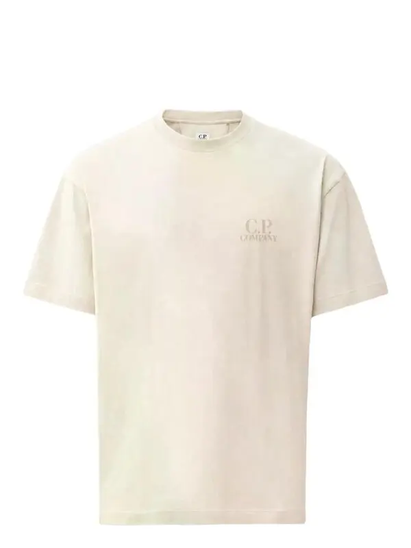 C.P. COMPANY 30/1 Jersey Short-sleeve Comfort T-shirt - Neutrals
