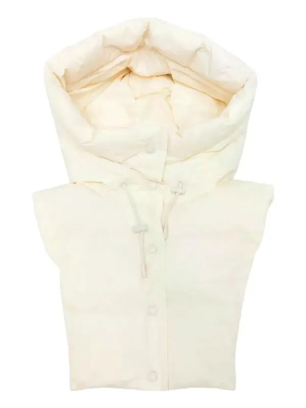 YVES SALOMON Padded Drawstring Hood - Neutrals