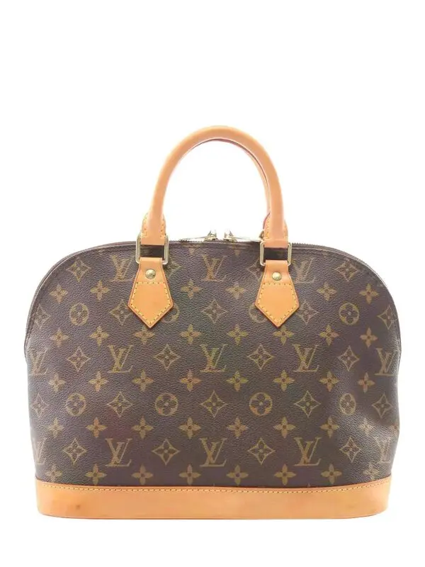 LOUIS VUITTON 1997 Monogram Alma Pm Handbag - Brown