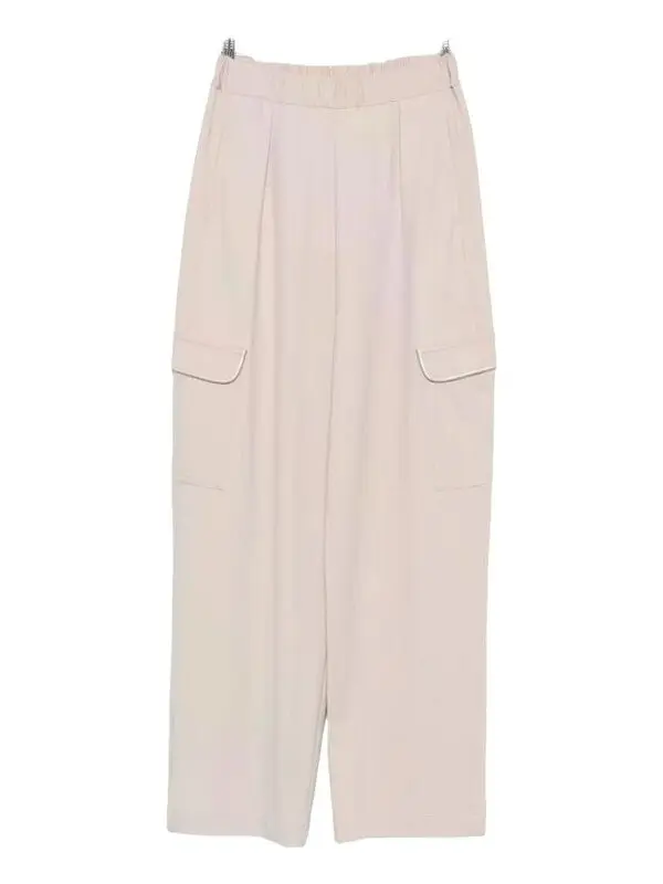 Fabiana Filippi Pleated-detail Cargo Pants - Neutrals