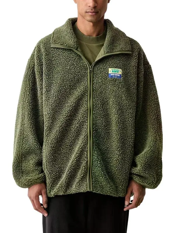 American Vintage Hoktown Fleece Jacket - Green