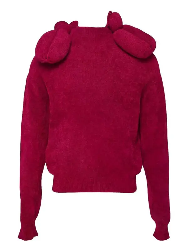 DOUBLET Balloon-dog High-neck Sweater - Pink