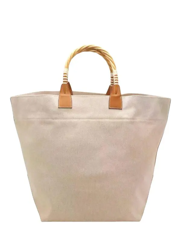 Hermès Limited Edition Toile Sac Steeple Tote Bag - Neutrals