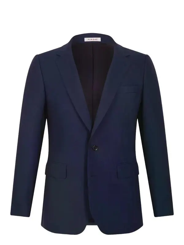 FURSAC Virgin-wool Blazer - Blue
