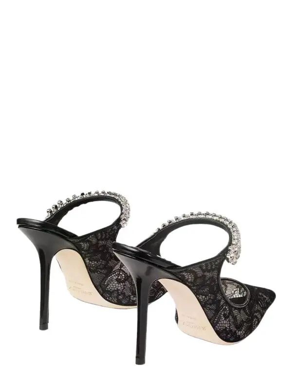 JIMMY CHOO Bing 100 Mules - Black
