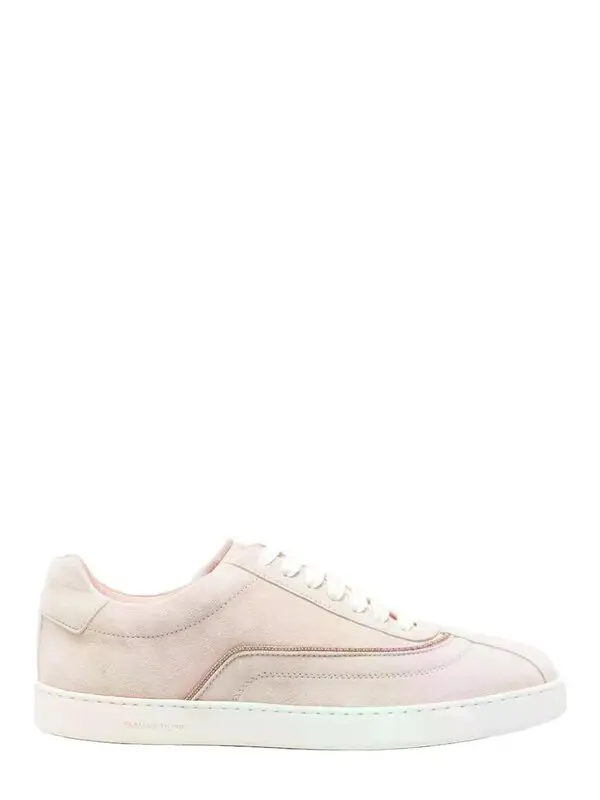 Fabiana Filippi Suede Monili-chain Sneakers - Neutrals