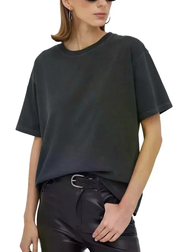 American Vintage Fizvalley Faded-effect T-shirt - Black