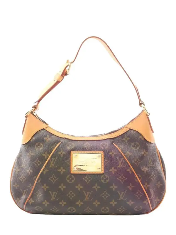 LOUIS VUITTON 2009 Monogram Thames Gm Shoulder Bag - Brown