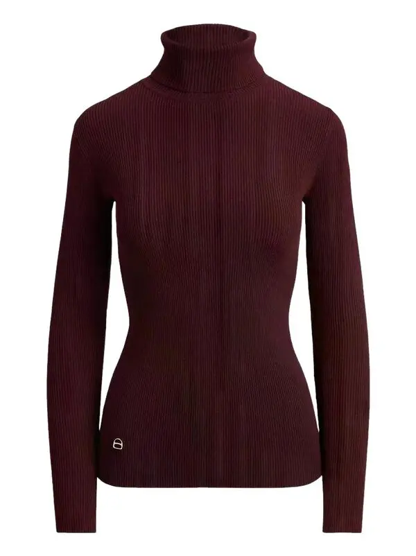 Ralph Lauren Rib-knit Turtleneck Sweater - Red